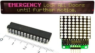 Dot Matrix LED Display Interface with PIC Microcontroller - LiveTalent.org