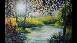 Evergreen Oil Pastel Painting Lesson - LiveTalent.org