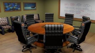 Free Maya Tutorial - 3D Modeling and Texturing Interior Office in Autodesk Maya - LiveTalent.org
