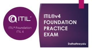 ITIL v4 Foundation Practice Certification Exams - JAN 2023 - LiveTalent.org