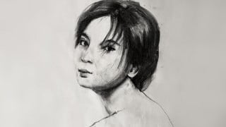 Portrait Drawing in Charocal - LiveTalent.org
