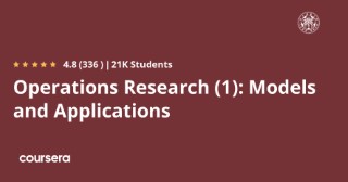 Operations Research (1): Models and Applications - LiveTalent.org
