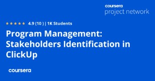 Program Management: Stakeholders Identification in ClickUp - LiveTalent.org