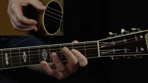 Free Acoustic Guitar Tutorial - Beginner Fingerpicking Blues Guitar ...